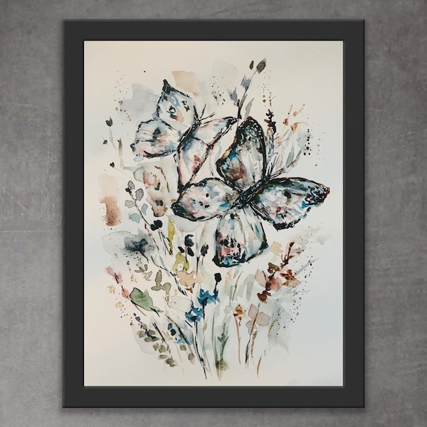 Blue Jay Wall Decor for Livingroom Blue Jay Watercolor Print for ...