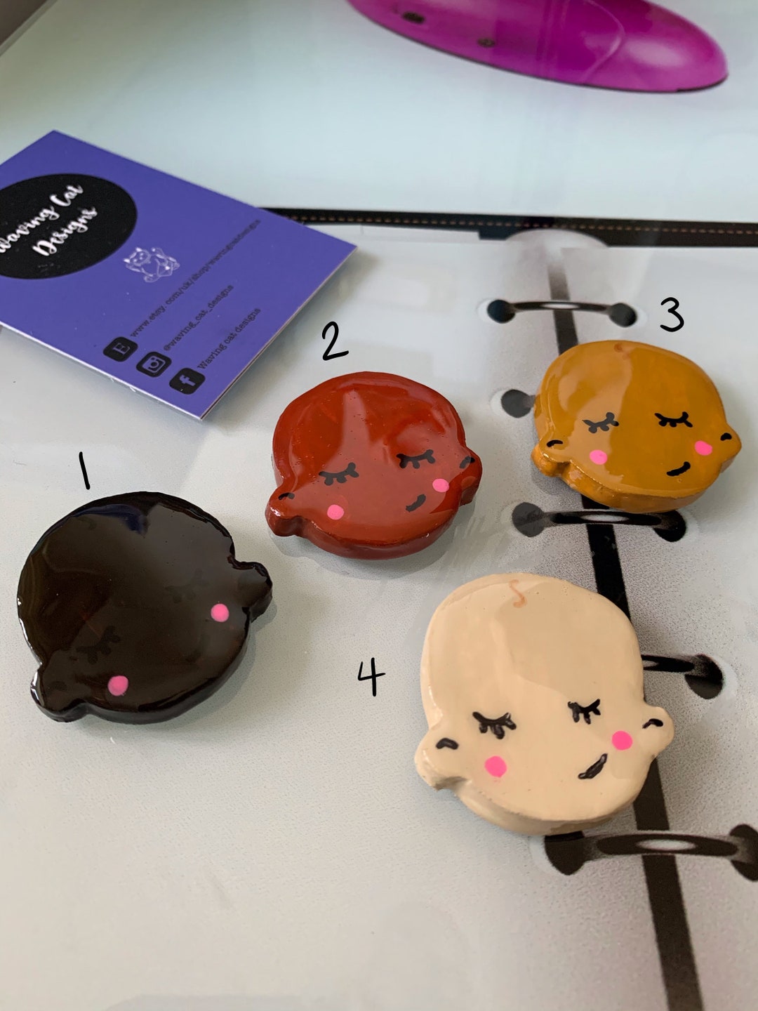 Clay Cute Baby - Handmade Clay Badge/pin - Multicultural Children ...