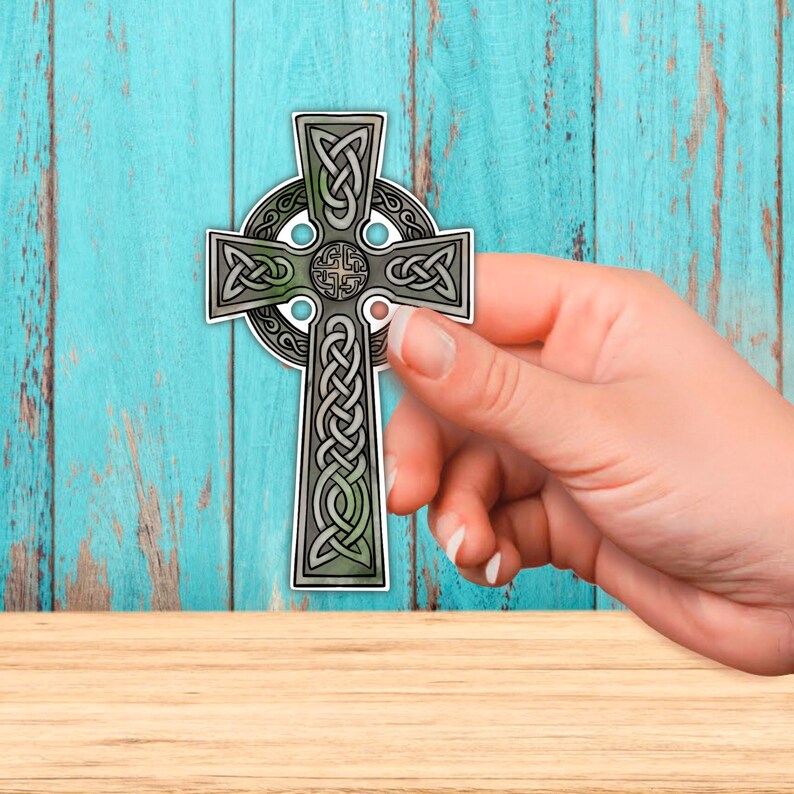 Celtic Cross Sticker - Etsy