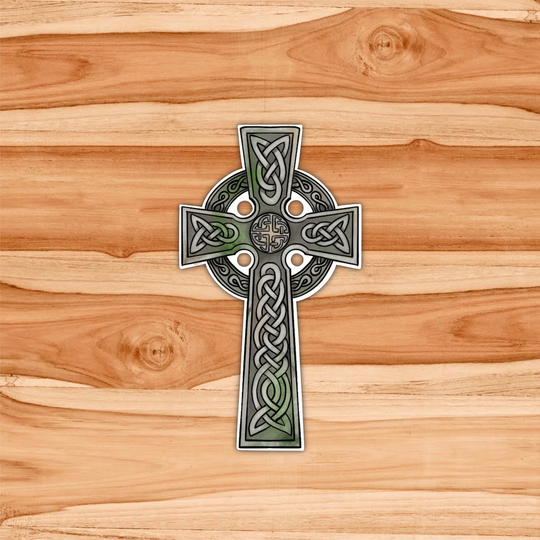 Celtic Cross Sticker - Etsy