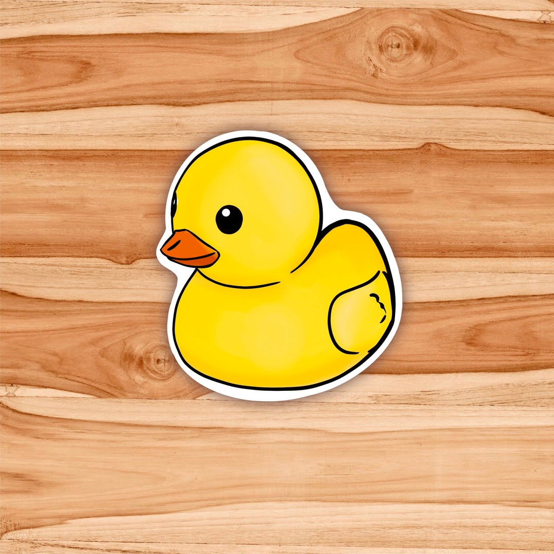Rubber Duckie Sticker - Etsy