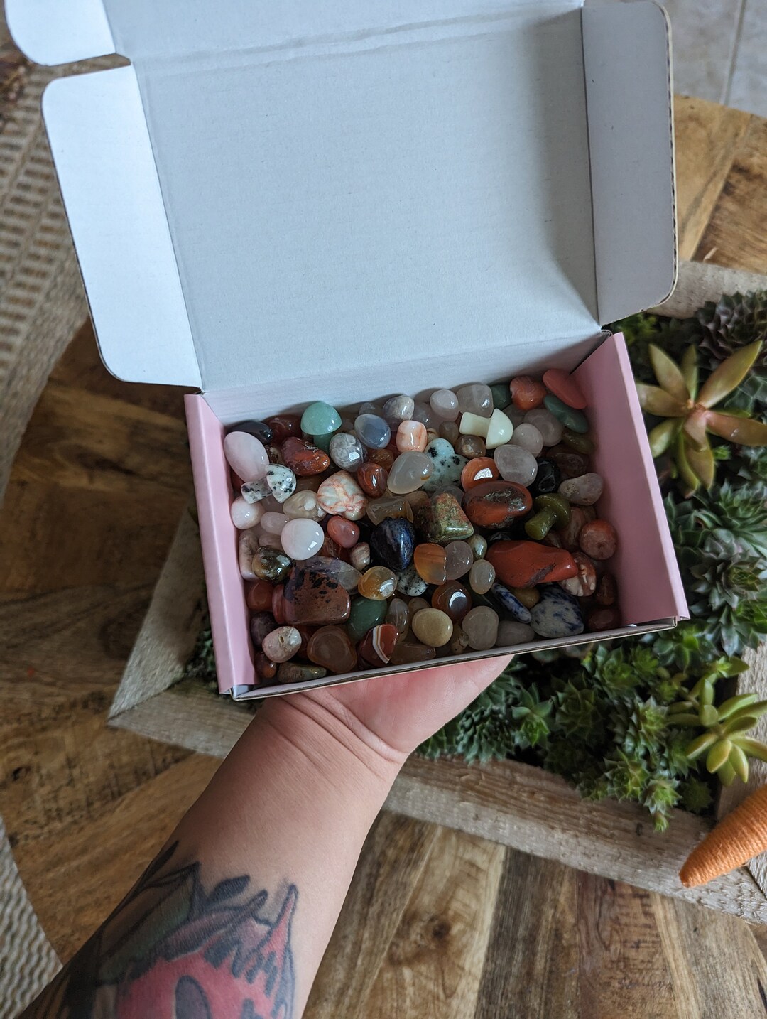 One Pound Crystal Crystal, Mushroom Crystals, Tumbled Stones Beautiful ...