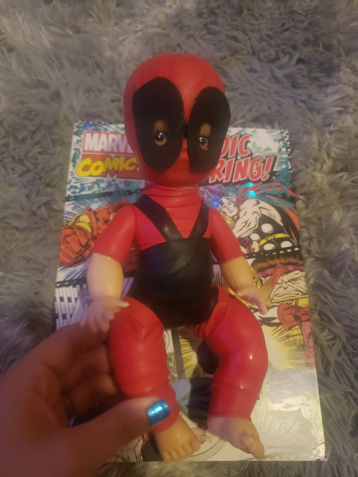 Handmade made to Order Deadpool Baby Doll for Adults - Etsy