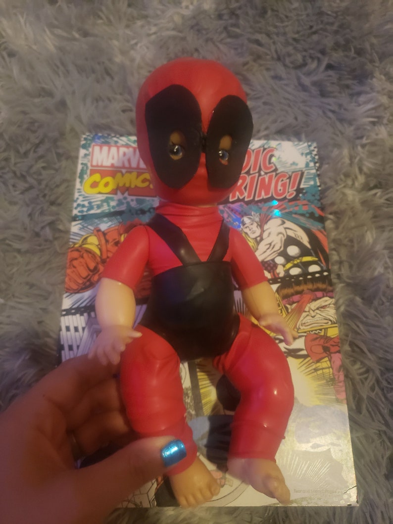 Handmade made to Order Deadpool Baby Doll for Adults - Etsy
