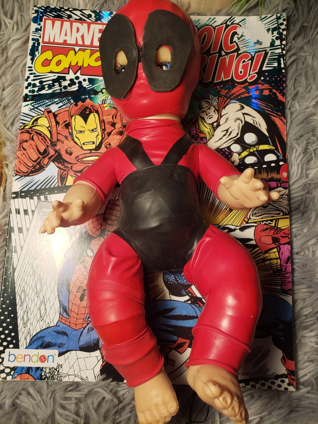 Handmade made to Order Deadpool Baby Doll for Adults - Etsy