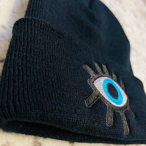 Shining Evil Eye Beanie Hat - Etsy