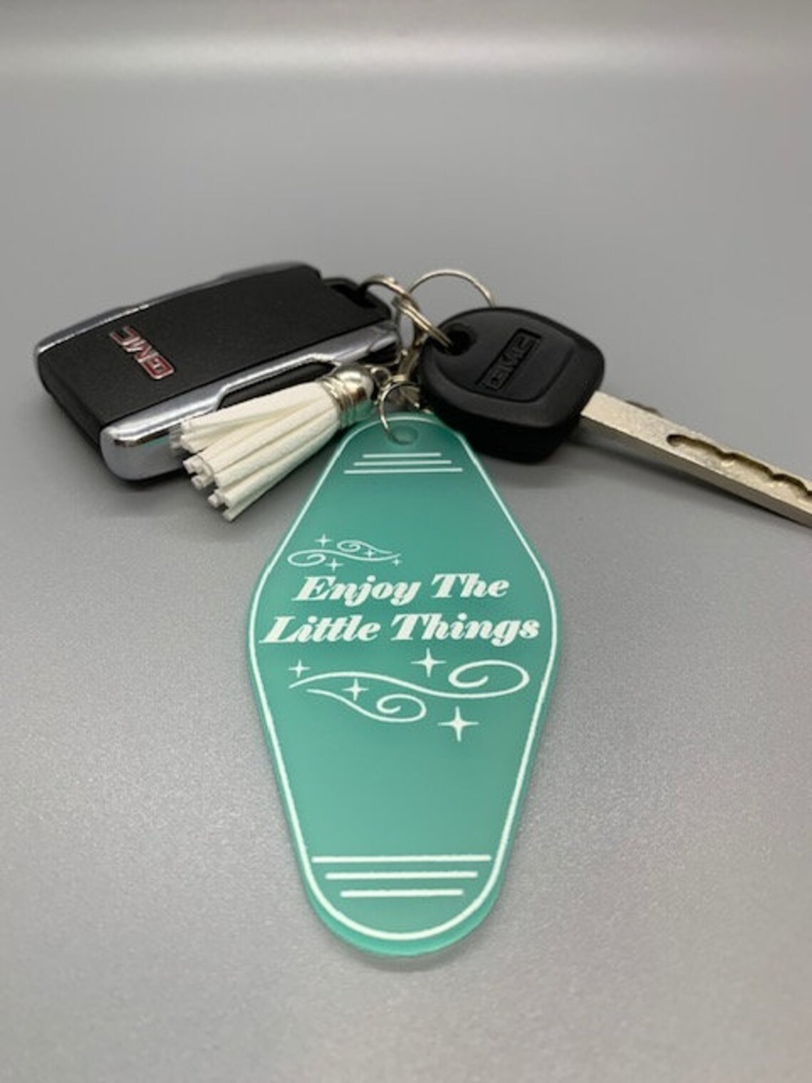 Vintage Motel Style Keychain Enjoy the Little Things Motel - Etsy UK