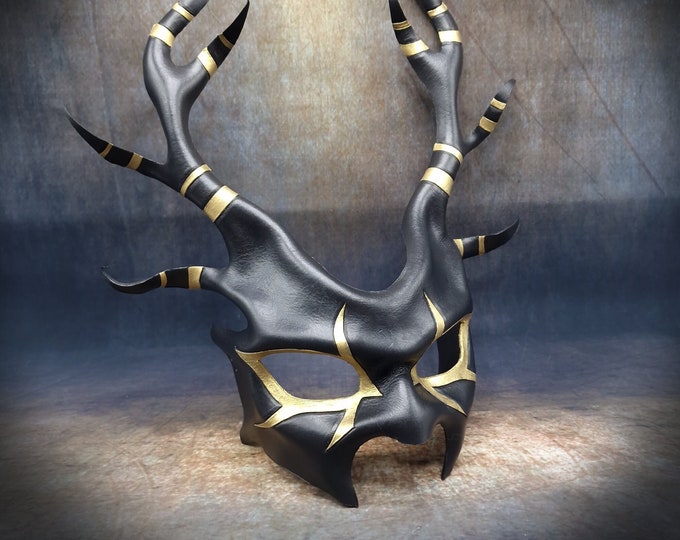Black Deer Mask, Egyptian Mythology, Adult Masks, Burning Man Costume ...