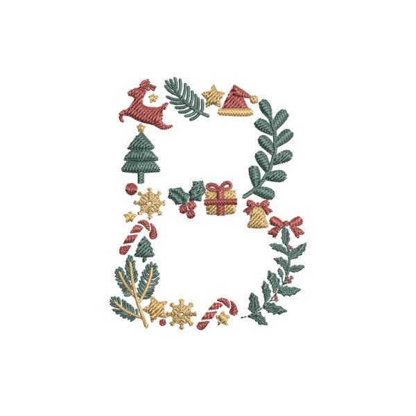 Letter B Embroidery - Etsy