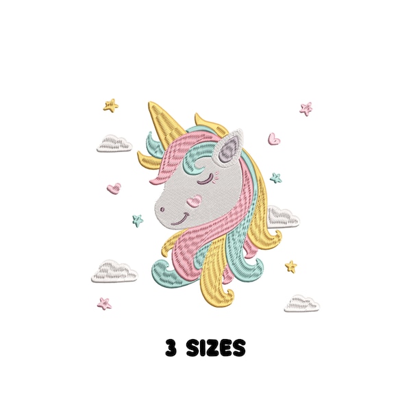 Unicorn Embroidery - Etsy