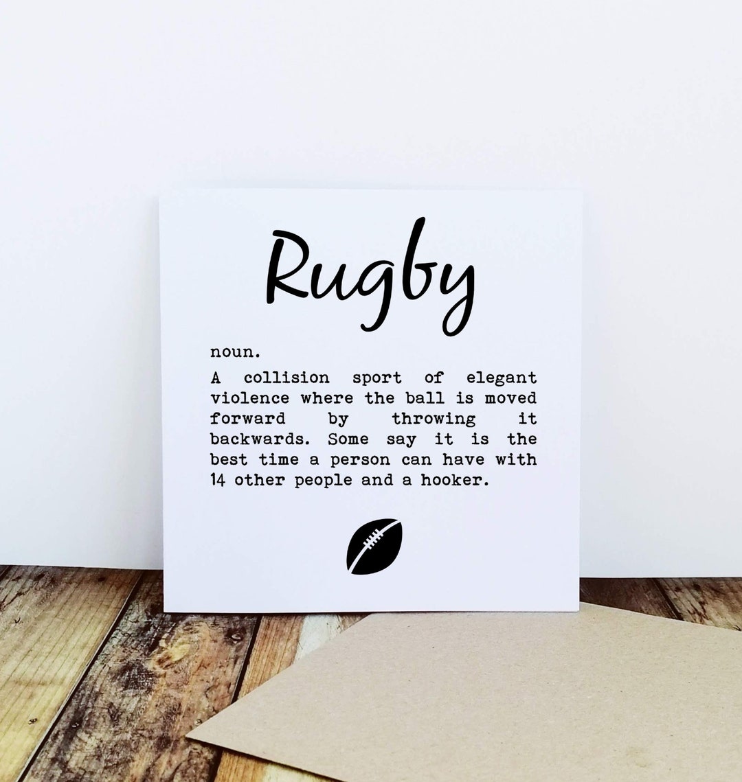 Rugby Card | Rugby Definition | Rugby Player Card | Rugby Lover Card ...