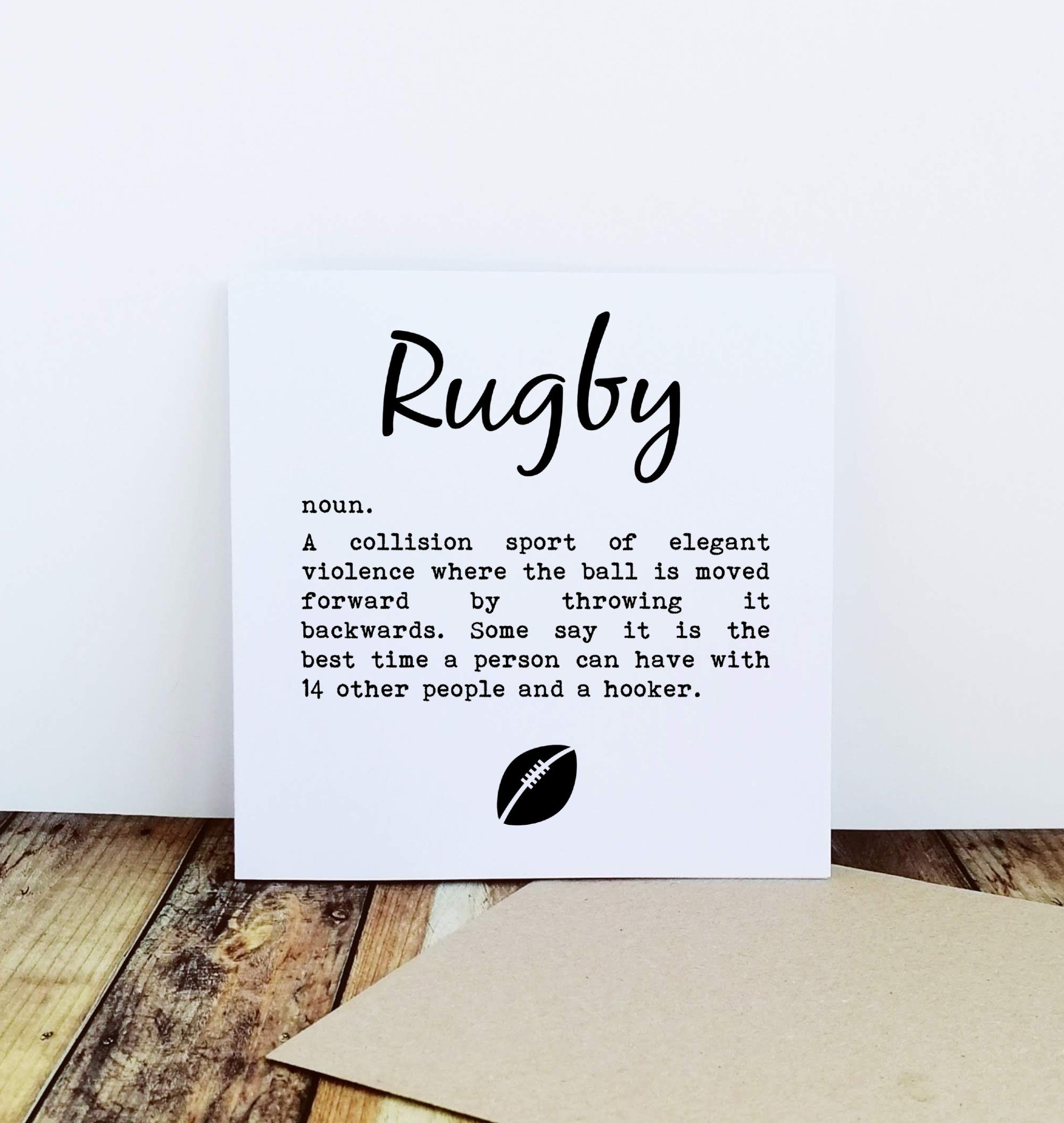 Rugby Card | Rugby Definition | Rugby Player Card | Rugby Lover Card ...