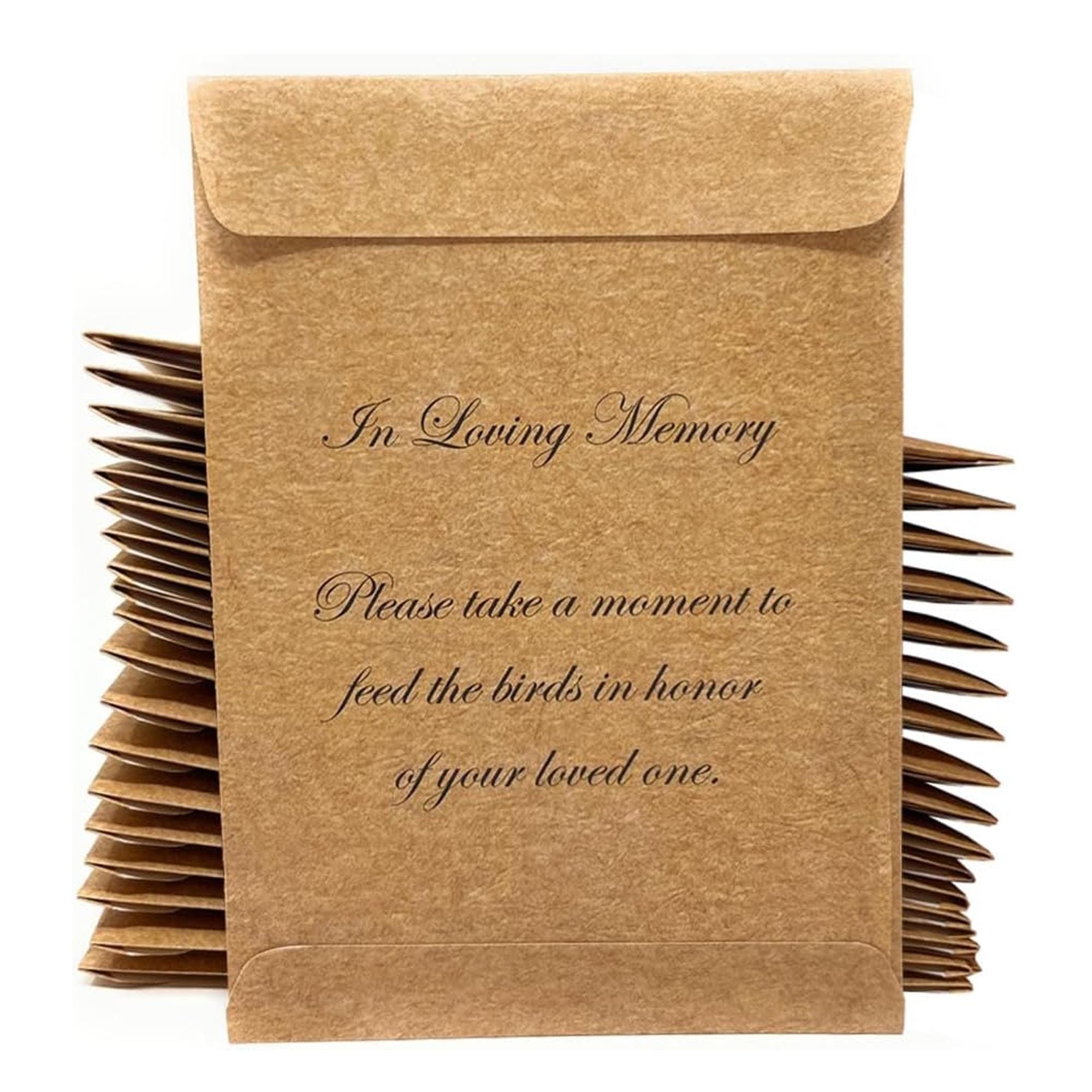 Cardinal Funeral Bird Seed-funeral Favors for Guests-bulk Set of 20 ...