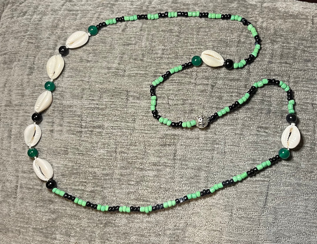 Ogun/oggun Collar Eleke Orisha - Cowrie Shells/seed Bead - HANDMADE - Etsy