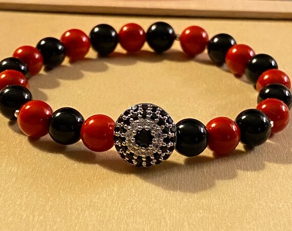 Evil Eye Protection Bracelet Azabache | Etsy