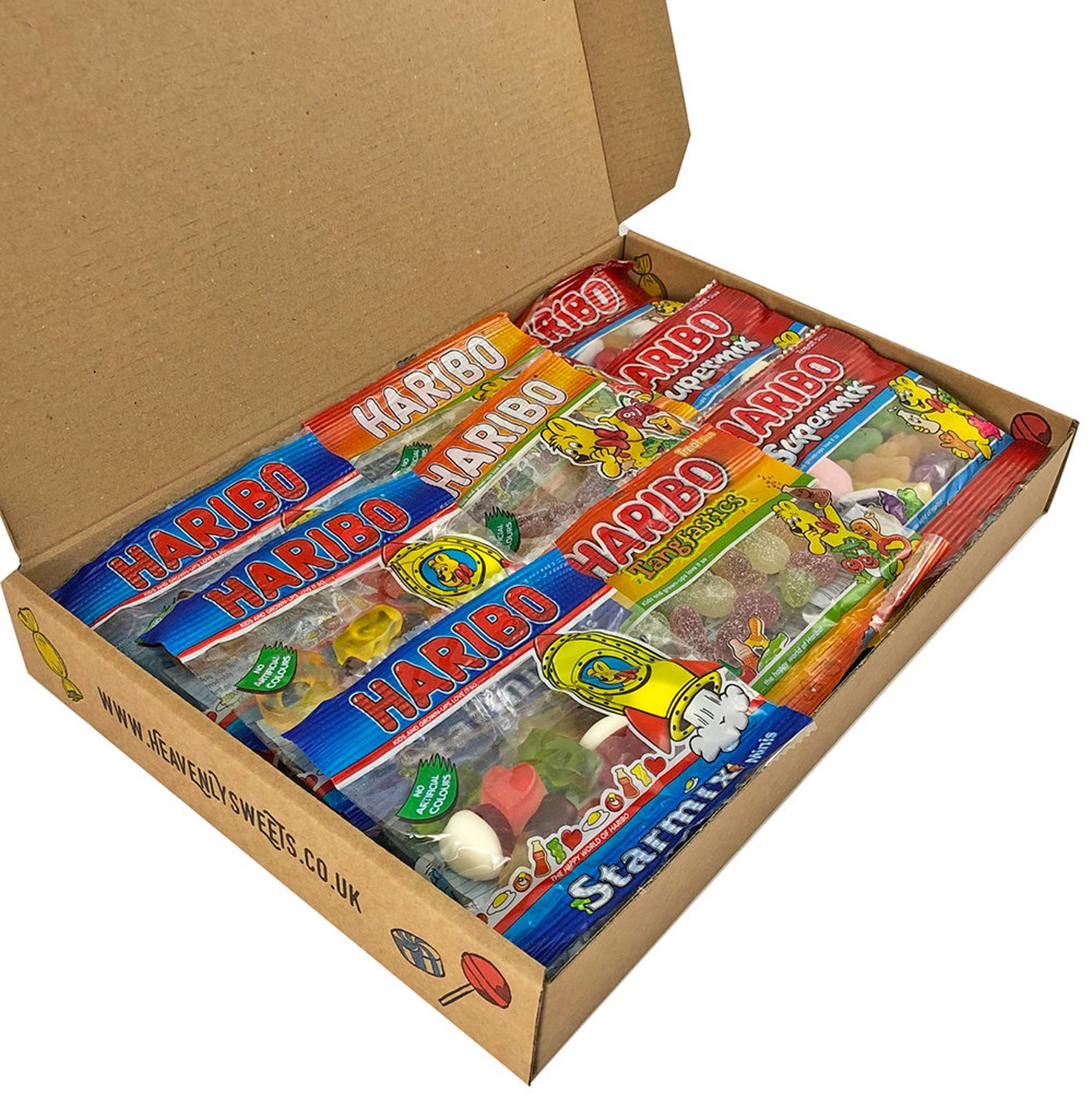 Haribo Sweets Gift Box Mixed Gummies Hamper Starmix | Etsy