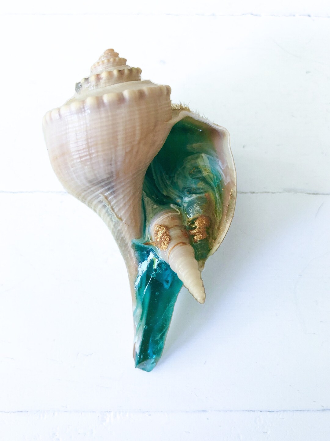 Oceans in Oceans Shell & Epoxy Resin Pendant Resin Jewelry Shell ...