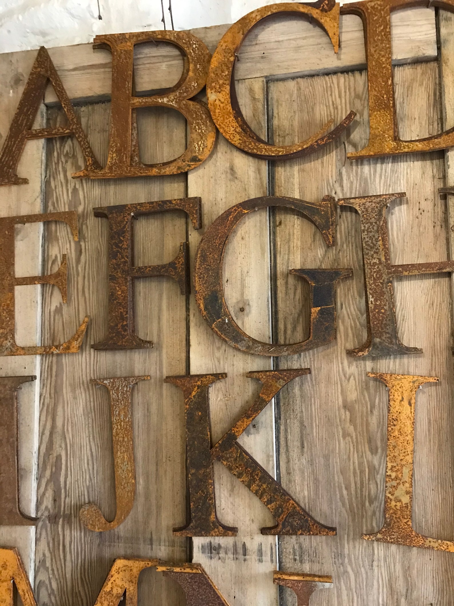 Large Metal Letters - Etsy