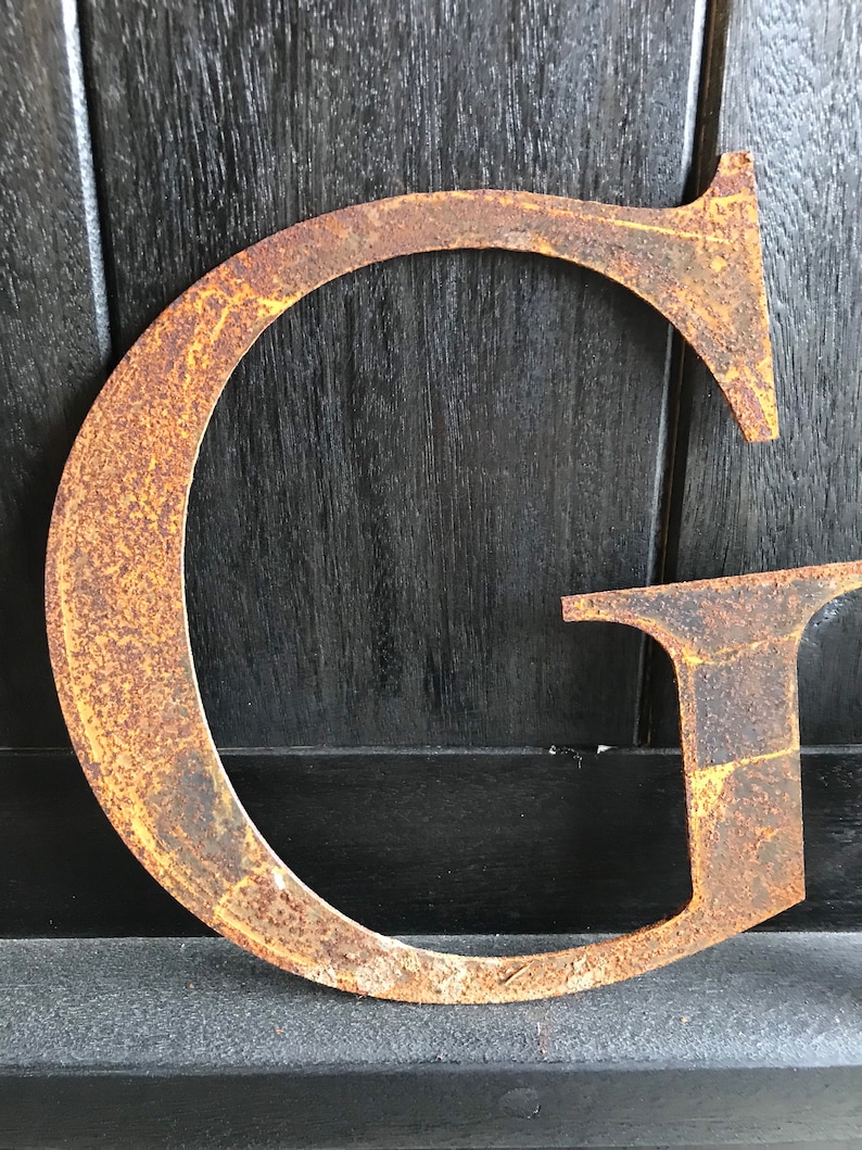 Large Metal Letters - Etsy