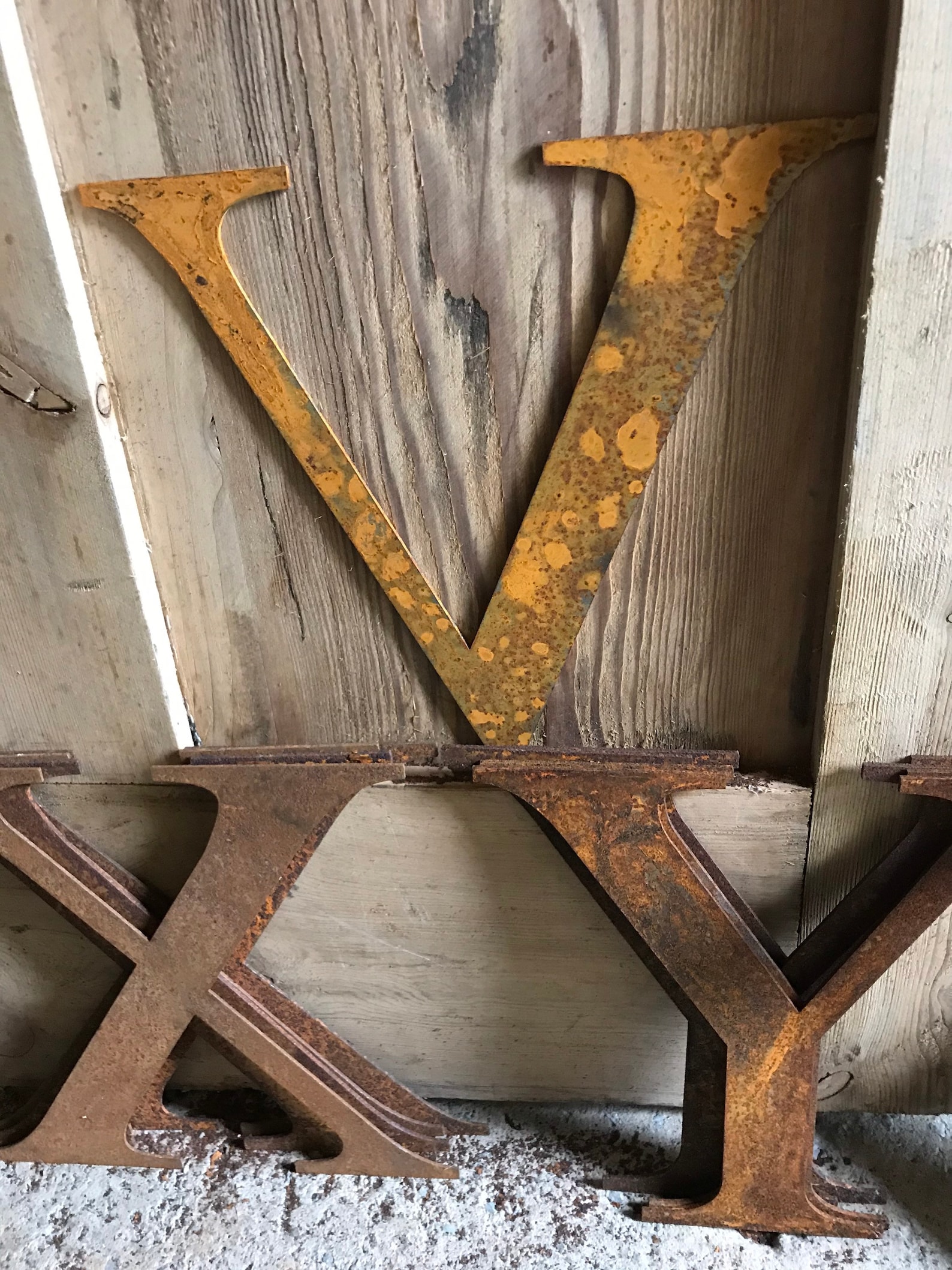 Large Metal Letters - Etsy