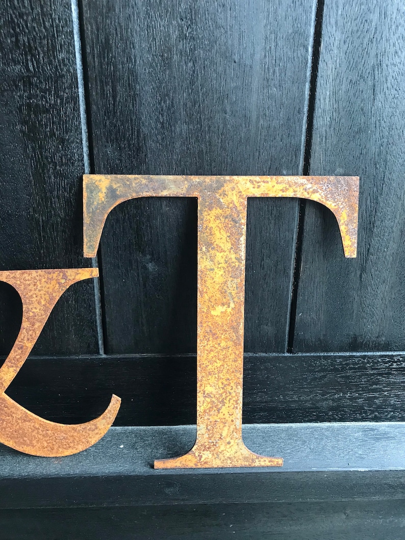 Large Metal Letters - Etsy