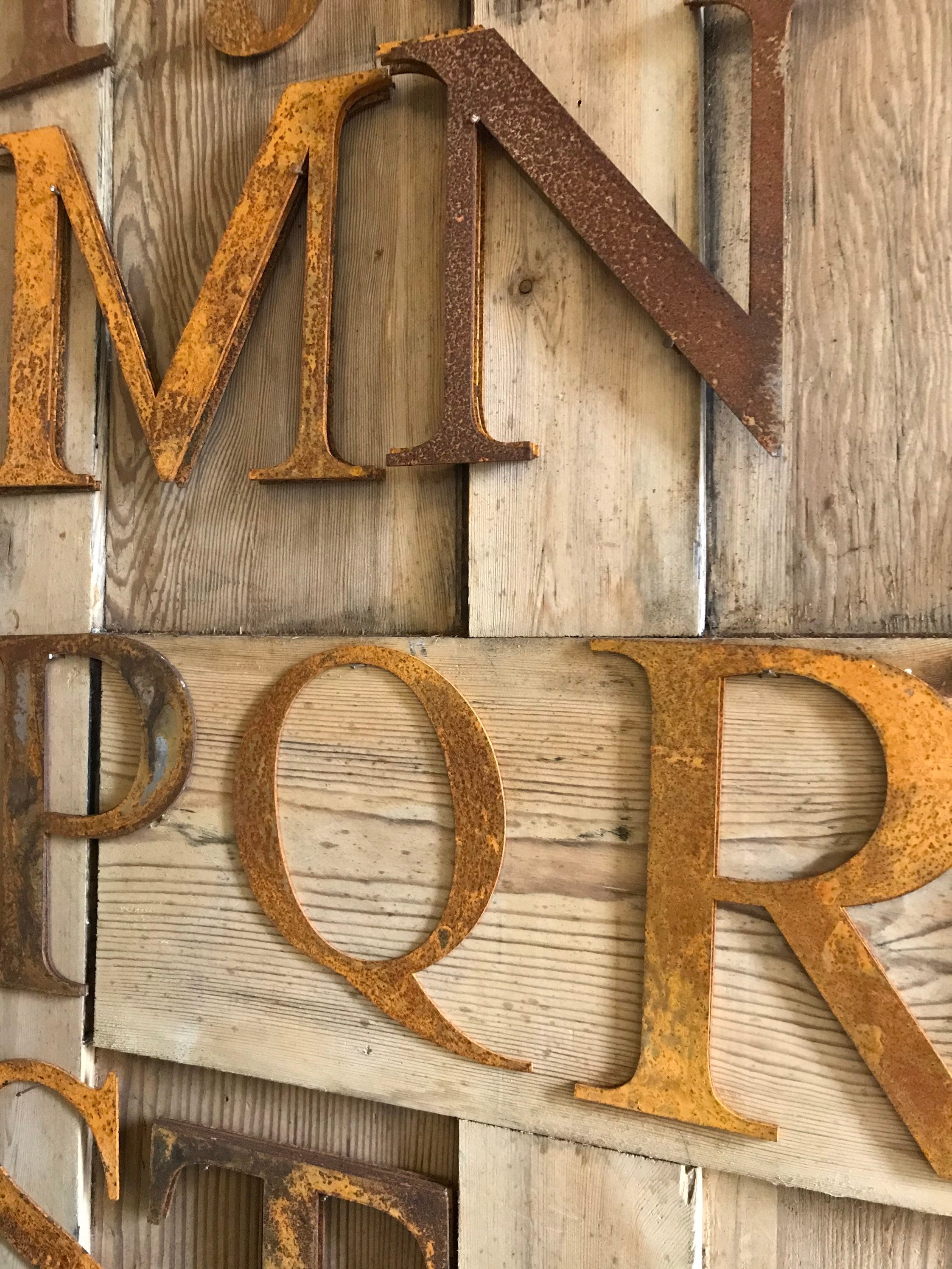 Large Metal Letters - Etsy