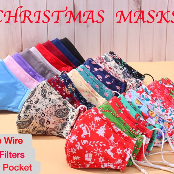 Christmas Mask - Etsy