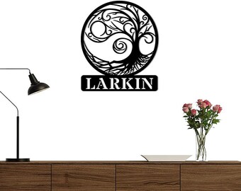Tree of Life Name Sign | Etsy