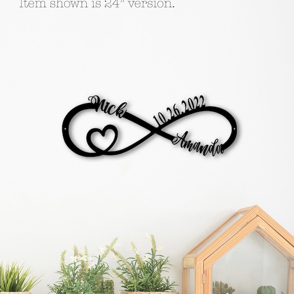 Infinity Name Sign - Etsy