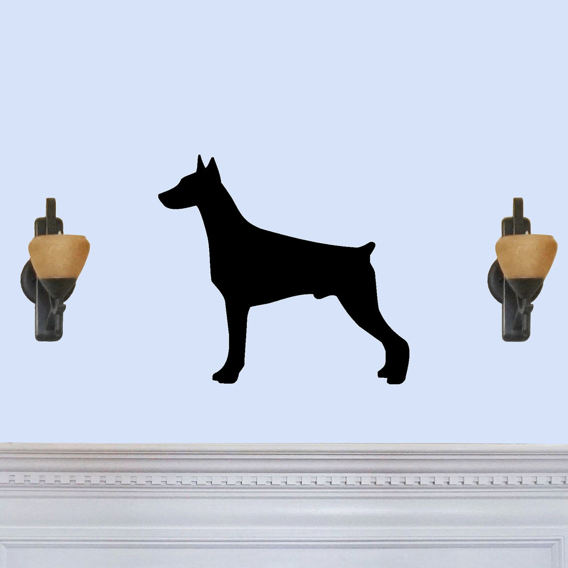 Doberman Pinscher Dog Metal Art Wall Sign Dog Lover Metal - Etsy