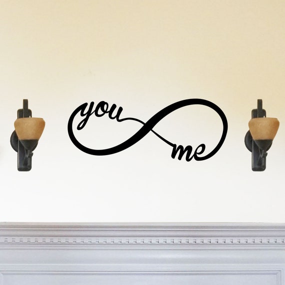 You and Me Forever Infinity Metal Sign Infinity Heart Home | Etsy