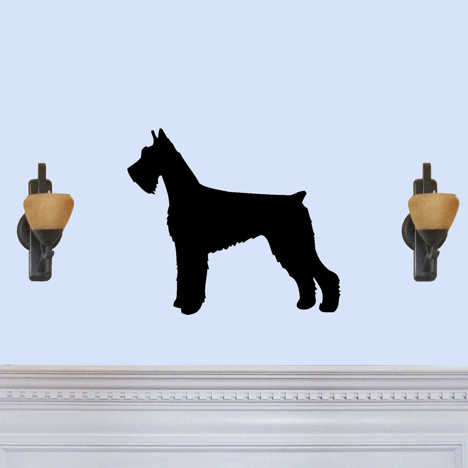 Giant Schnauzer Dog Metal Art Wall Sign Dog Lover Metal Wall | Etsy