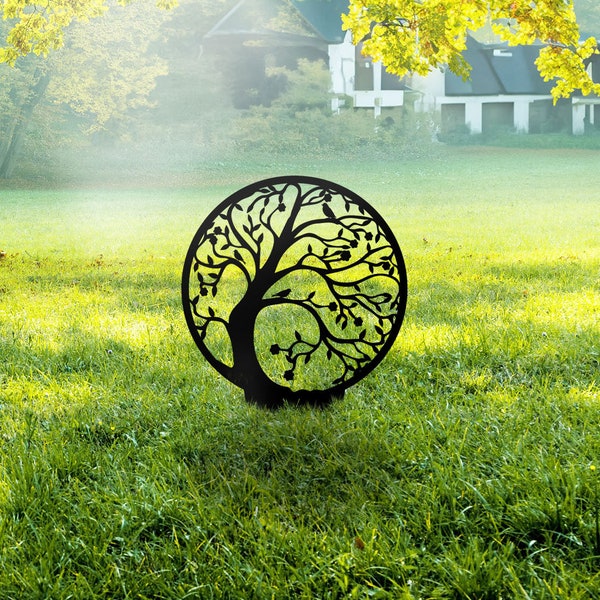 Tree of Life Yard Art - Etsy