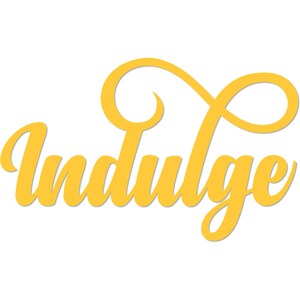 Indulge Metal Word Sign Dessert Lover Wall Decor Kitchen - Etsy