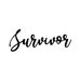 Survivor Script Metal Word Sign 13 Colors Cursive Home - Etsy