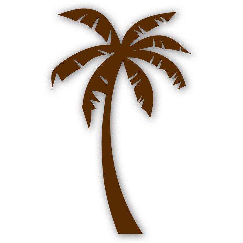 Palm Tree Metal Wall Sign Vacation Beach Themed Sign Beach - Etsy