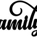 Family Script Metal Word Sign Rustic Metal Sign Cursive Farmhouse Decor ...