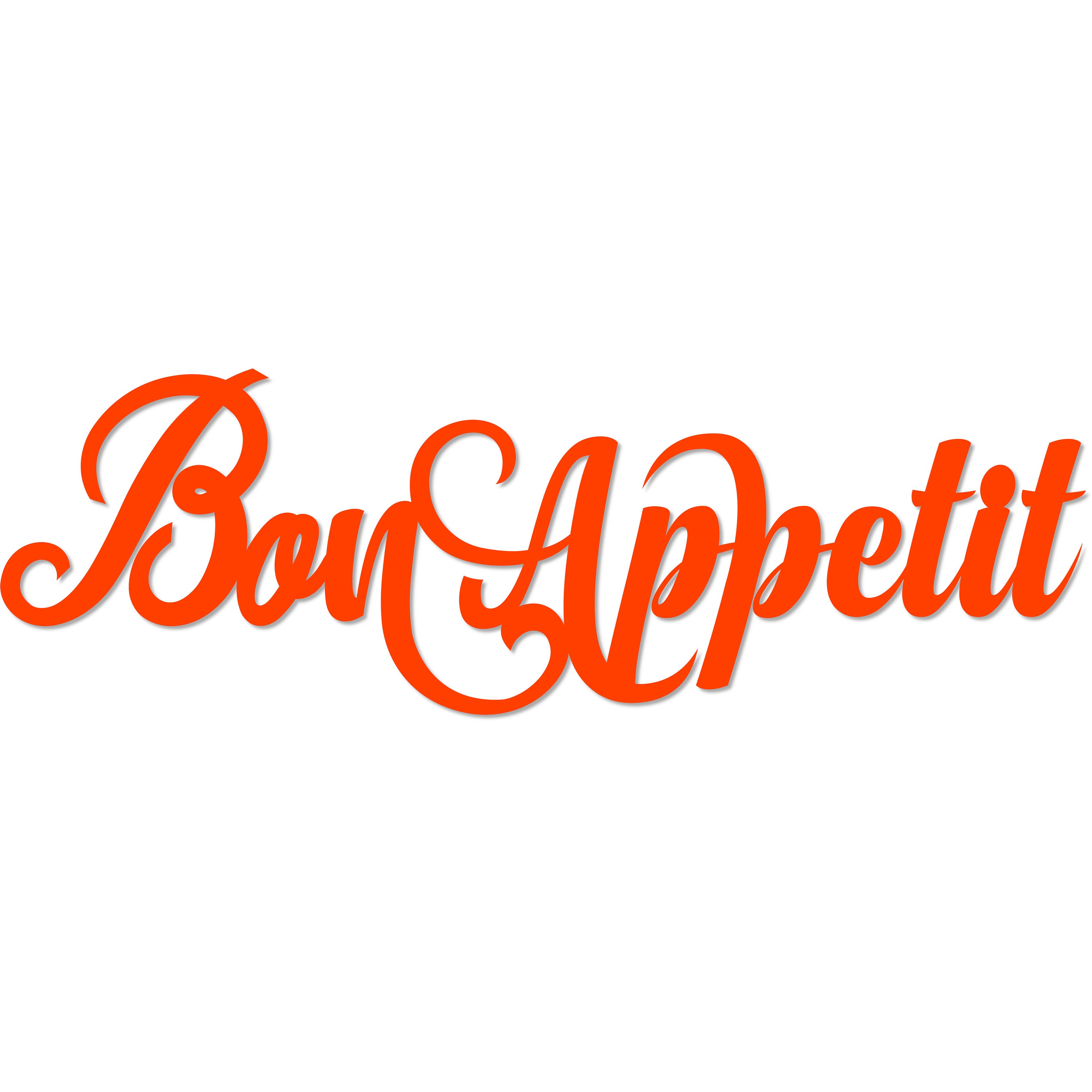 Bon Appetit Sign Bon Appetit Metal Word Farmhouse Decor - Etsy.de