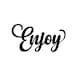 Enjoy Script Metal Word Sign Rustic Metal Sign Cursive Farmhouse Decor ...