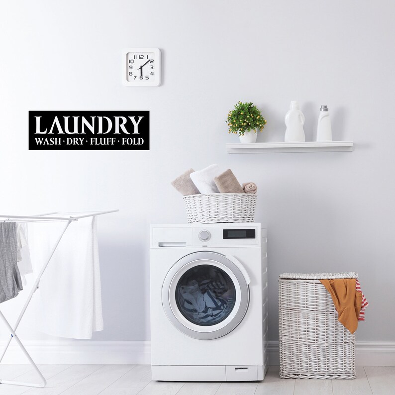 Laundry Beautiful Solid Steel Home Decor Decorative Accent | Etsy