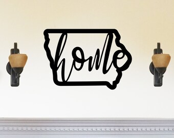 Metal Iowa State Sign - Etsy