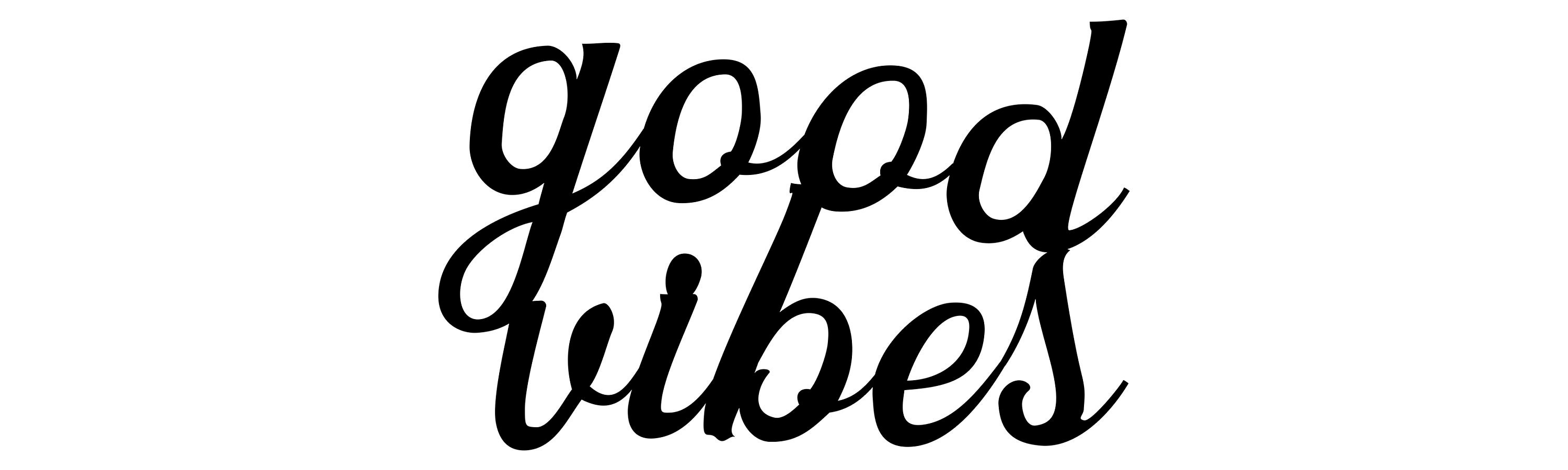Good Vibes Cursive Metal Sign Inspirational Words Decor - Etsy UK