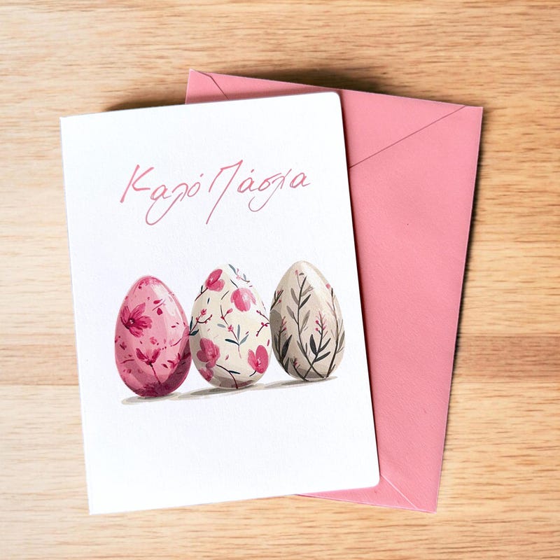 Greek Orthodox Easter Greeting Cards - Etsy