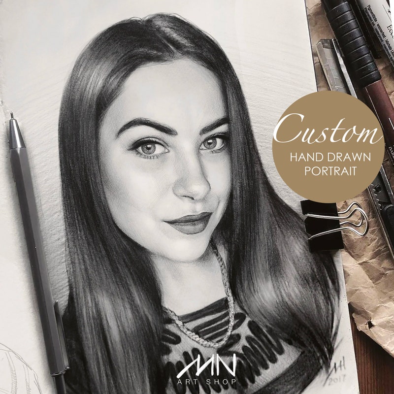 Portrait Drawing - Etsy