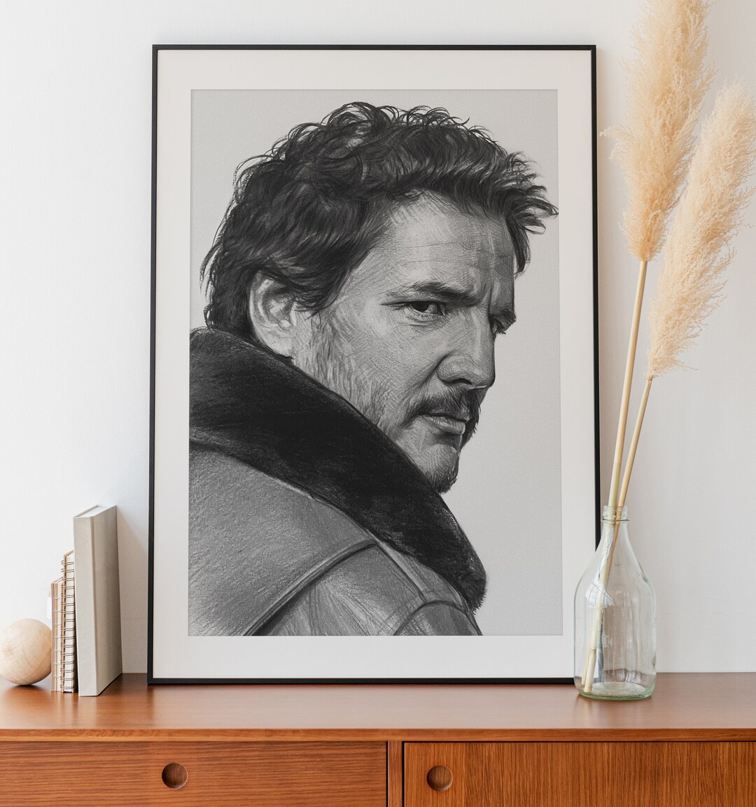 Hand-drawn Graphite Male Portrait: Custom Pencil Drawing Gift - Etsy