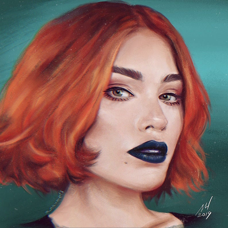 Custom Digital Art Vector Art Custom Digital Cartoon | Etsy