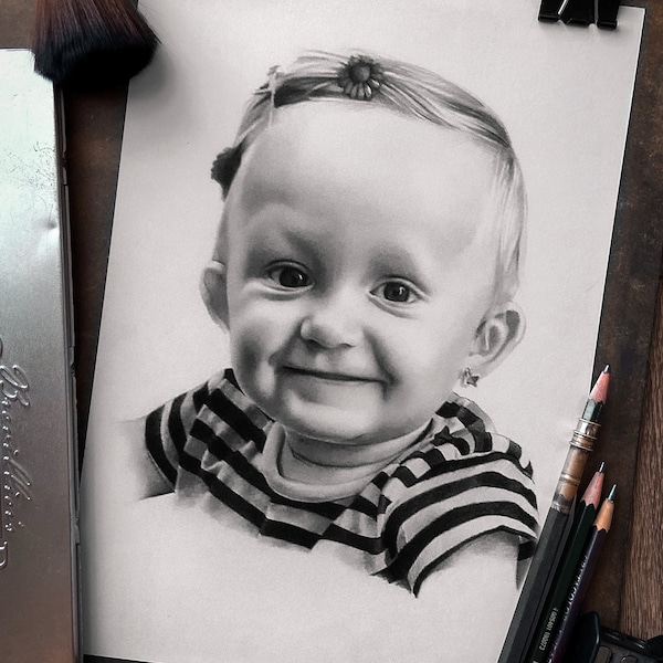 Baby Portrait - Etsy