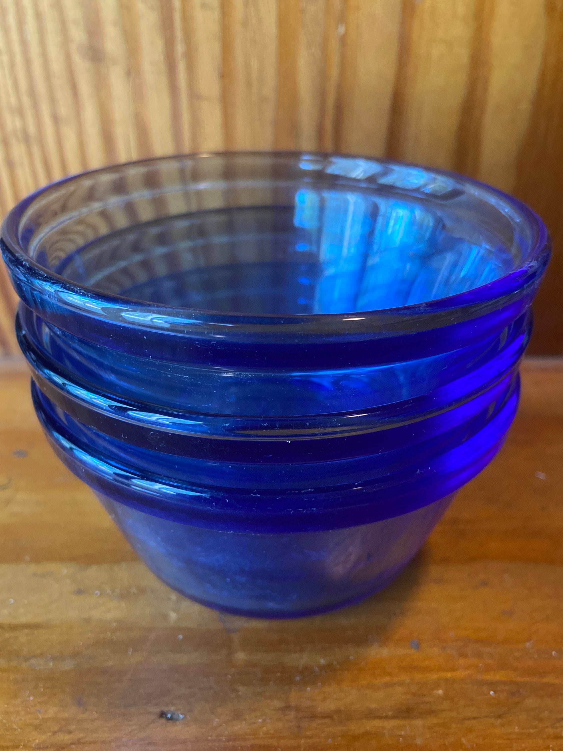 Vintage Anchor Hocking 6oz Cobalt Blue Custard Bowls 3 FREE SHIPPING - Etsy
