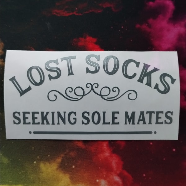 Lost Socks Sign - Etsy