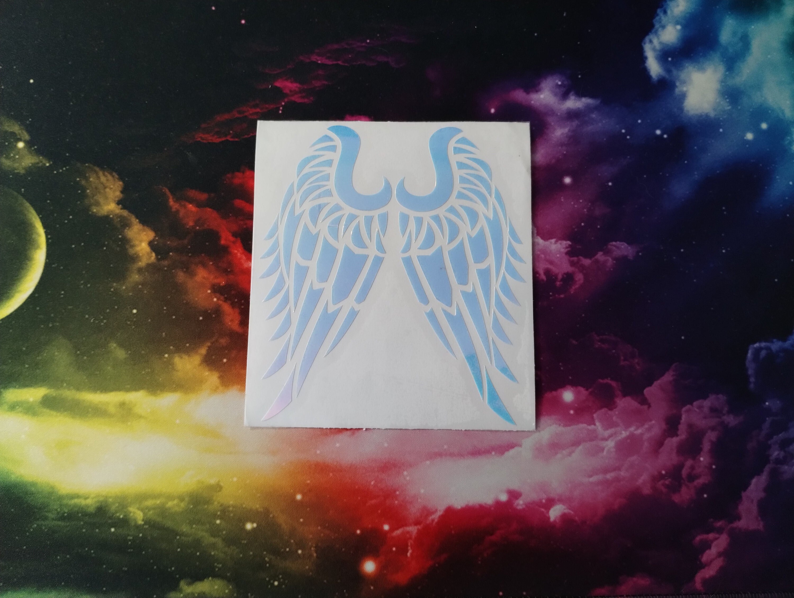Angel Wings Car Decal, Handmade Vinyl Bumper Sticker, Laptop Decal ...
